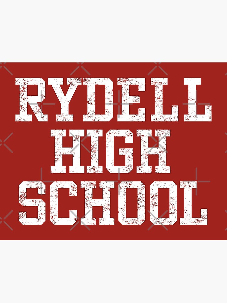 "Grease - Rydell High" Poster by Purakushi | Redbubble