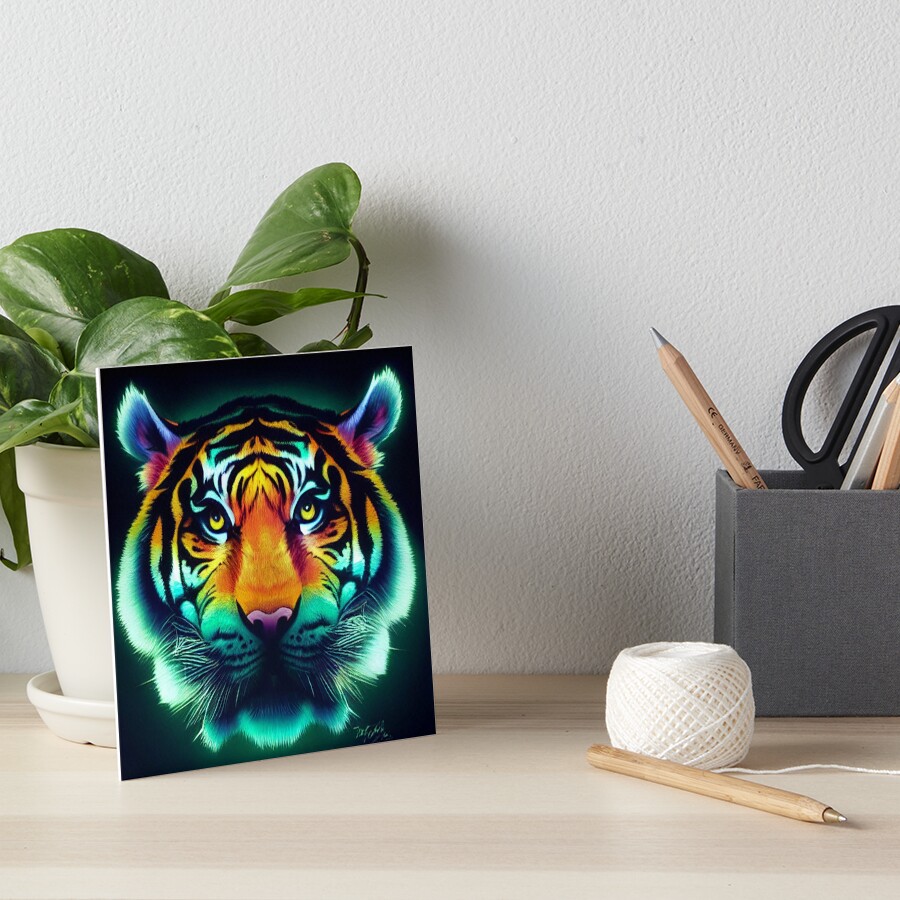 "Magic Tiger ai generated art digital art artificial intelligence" Art ...