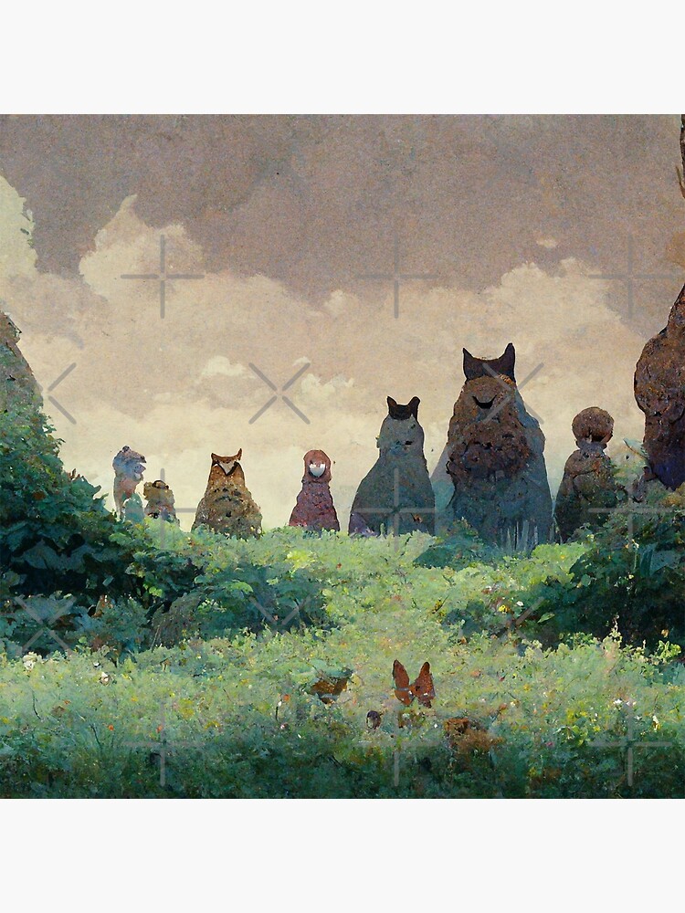 "Anime Animal Friends" Poster for Sale by Nanashi-AI | Redbubble