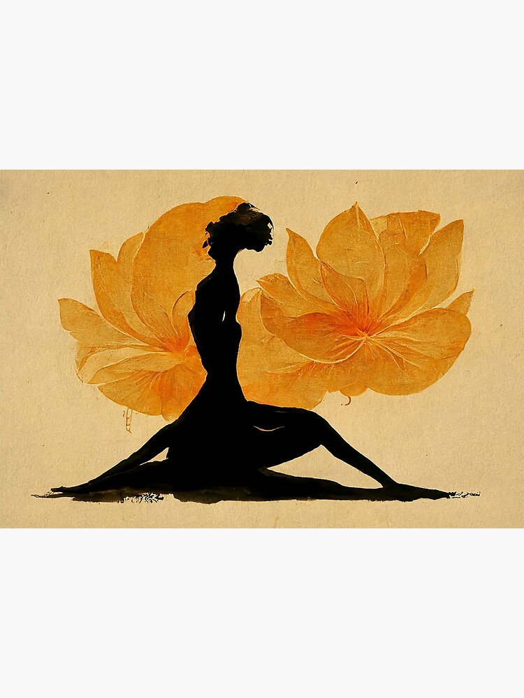 "Abstract Art of Yoga poses - Created by Artificial Intelligence ...