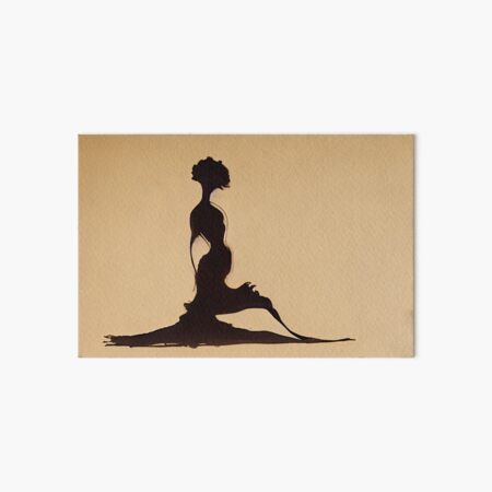 "Abstract Art of Yoga poses - Created by Artificial Intelligence" Art ...
