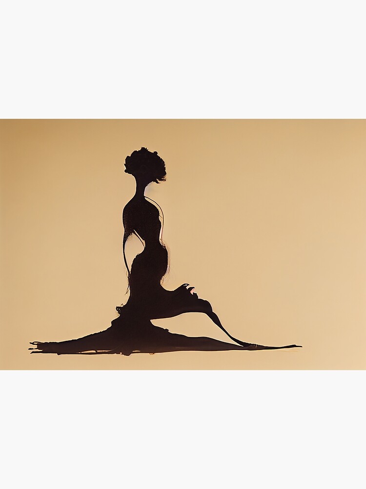 "Abstract Art of Yoga poses - Created by Artificial Intelligence ...