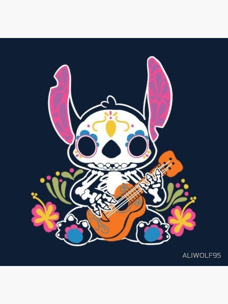 "stitch day of the dead" Sticker for Sale by ALIWOLF95 | Redbubble