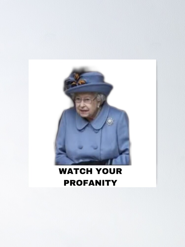 "RIP Queen Elizabeth II Funny Meme" Poster for Sale by eggstudios ...