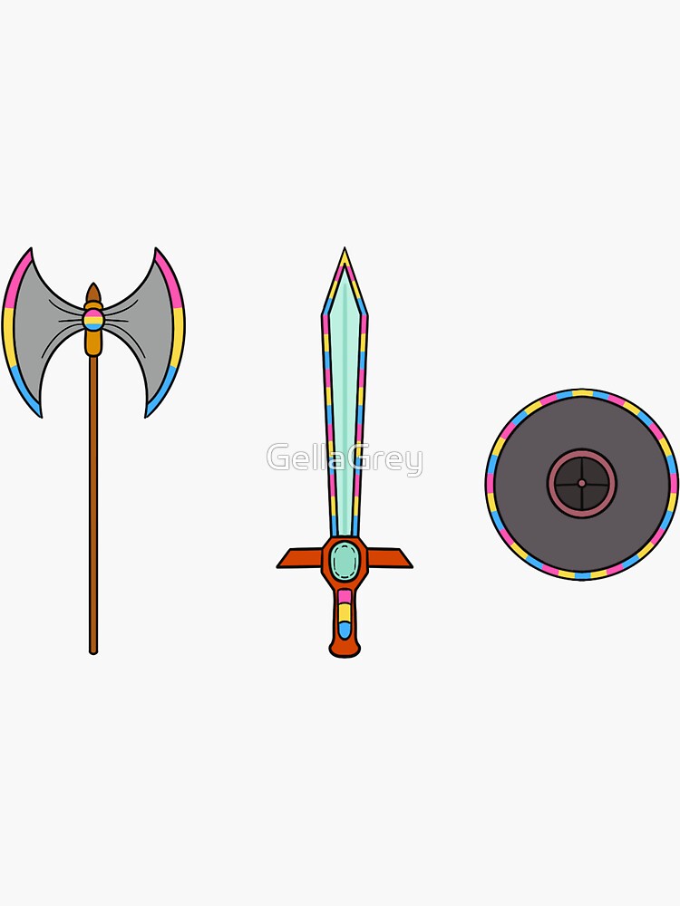 "Subtle Pan Pride" Sticker for Sale by GellaGrey | Redbubble