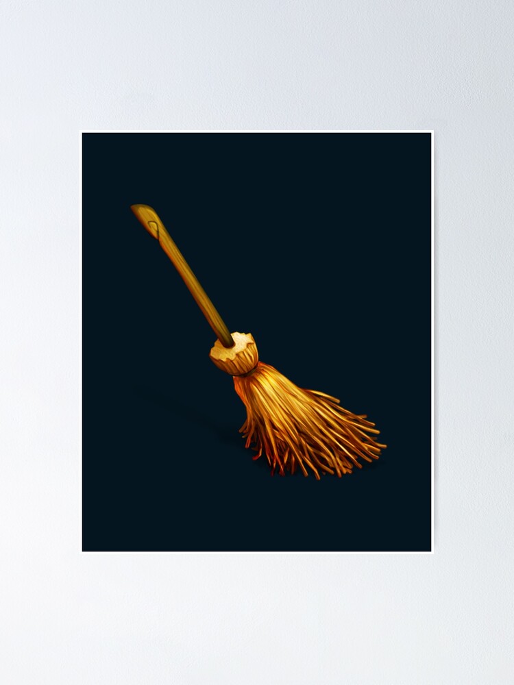 "Spooky Witch s broom Cute Scary Creepy Halloween" Poster for Sale by ...