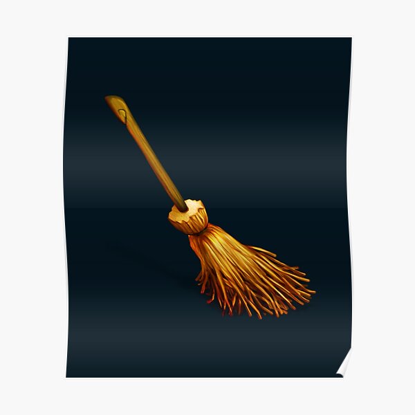 "Spooky Witch s broom Cute Scary Creepy Halloween" Poster for Sale by ...