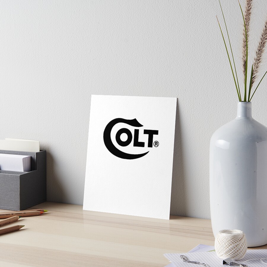 "Colt Logo" Art Board Print for Sale by RobertBeiermann | Redbubble
