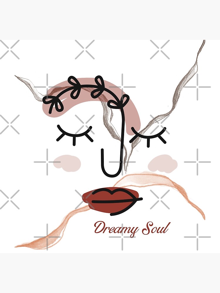 "Dreamy Soul Line Art Minimalist Design" Poster for Sale by RayanOmari ...