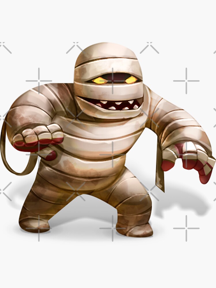 Pegatina «Espeluznante Zombi Monstruo Momia Lindo Aterrador ...