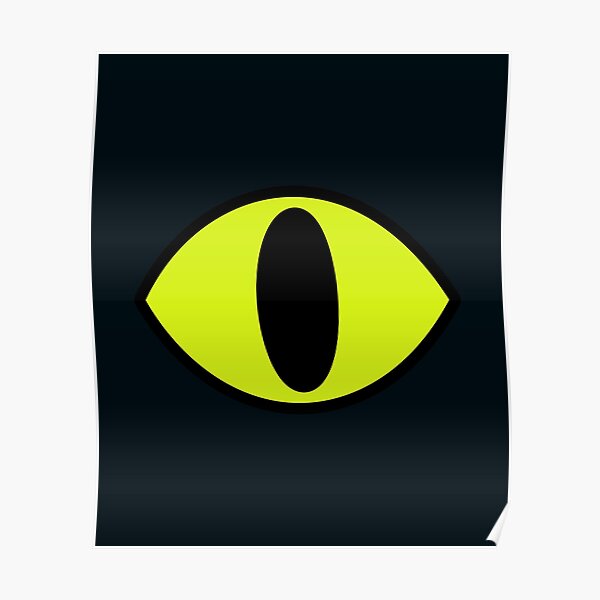 "Spooky Scary Creepy Eye Halloween" Poster for Sale by cutieotter ...