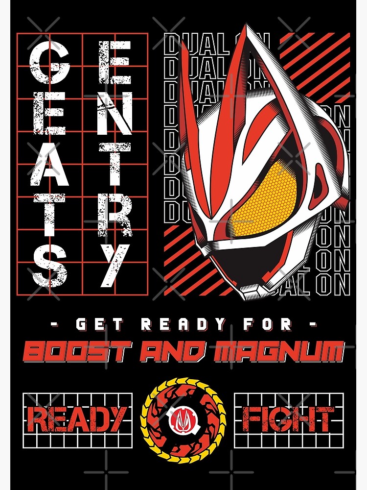 "Kamen Rider Geats Boost and Magnum" Poster for Sale by ChaosK | Redbubble