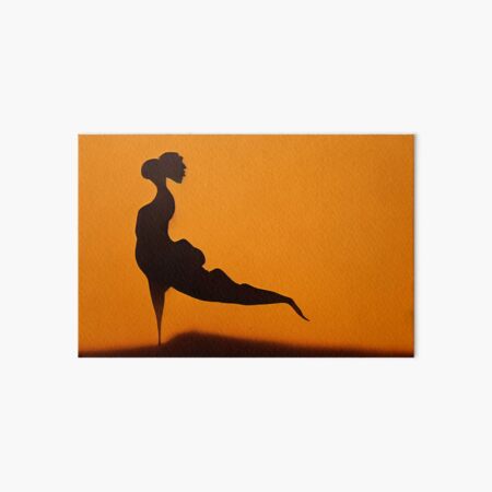 "Abstract Art of Yoga pose - Created by Artificial Intelligence" Art ...