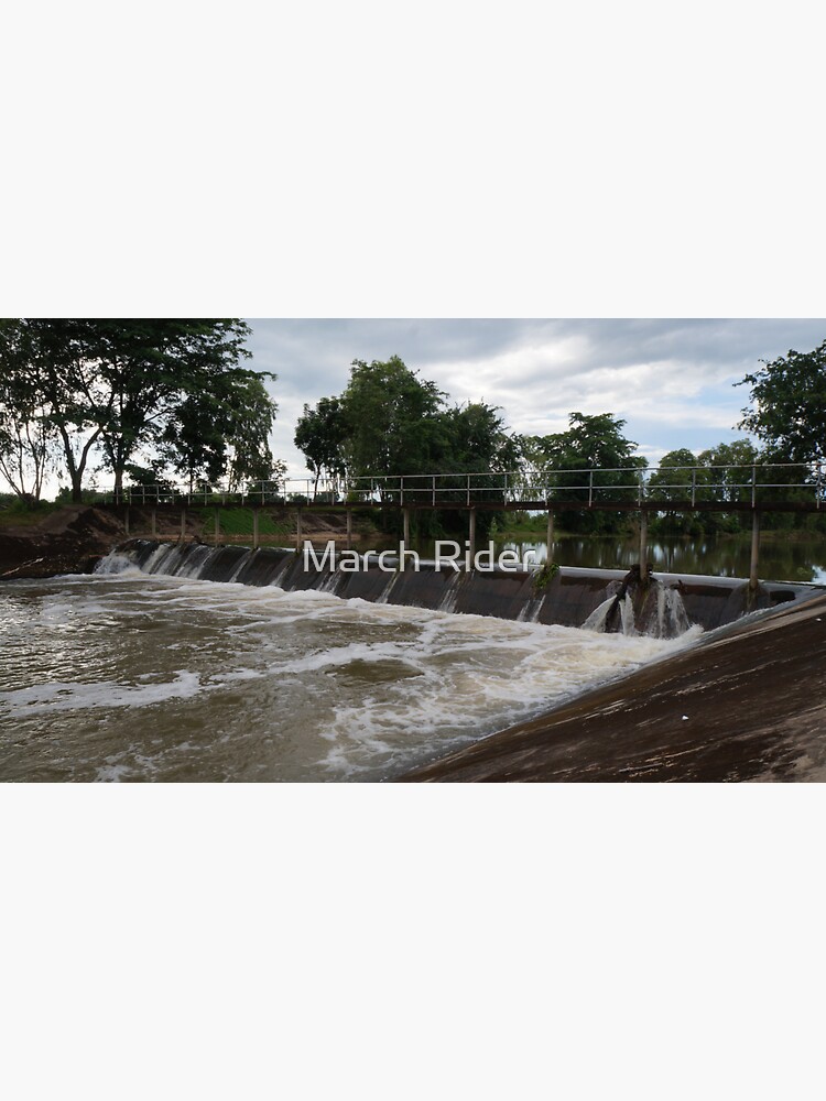 "Thailand dams can be found in villages" Sticker for Sale by chansip ...