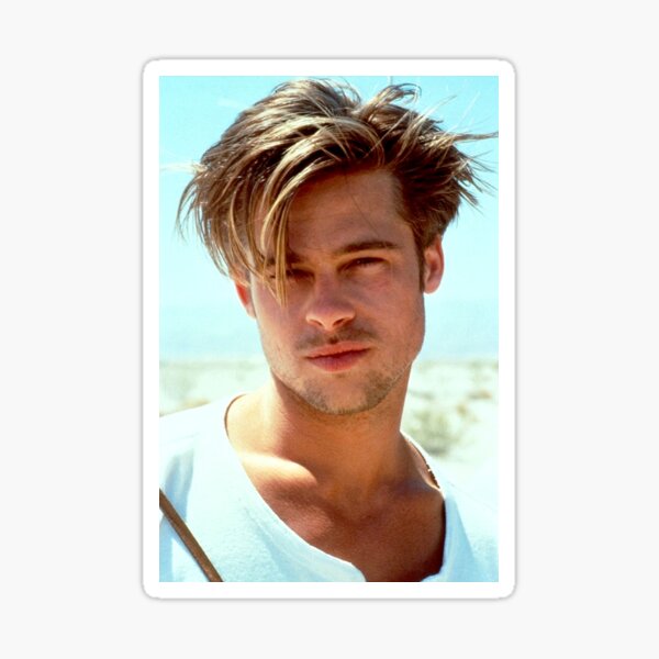 "Brad Pitt" Sticker by knowyourrights | Redbubble