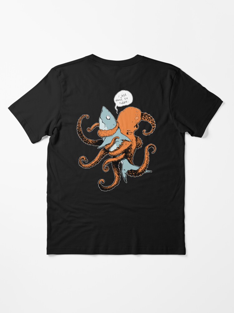 "Cuddle Fish" T-shirt for Sale by barda | Redbubble | octopus t-shirts ...