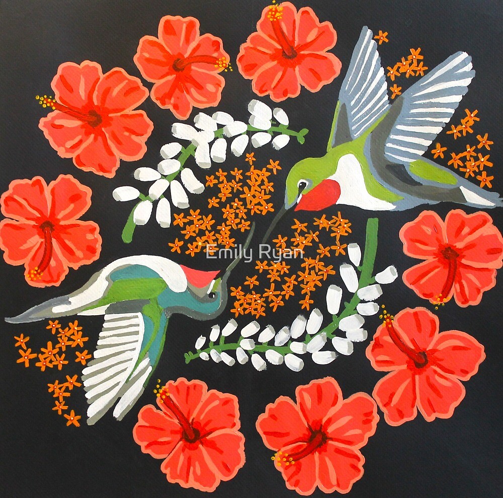 "Hummingbird Mandala" by Emily Ryan | Redbubble
