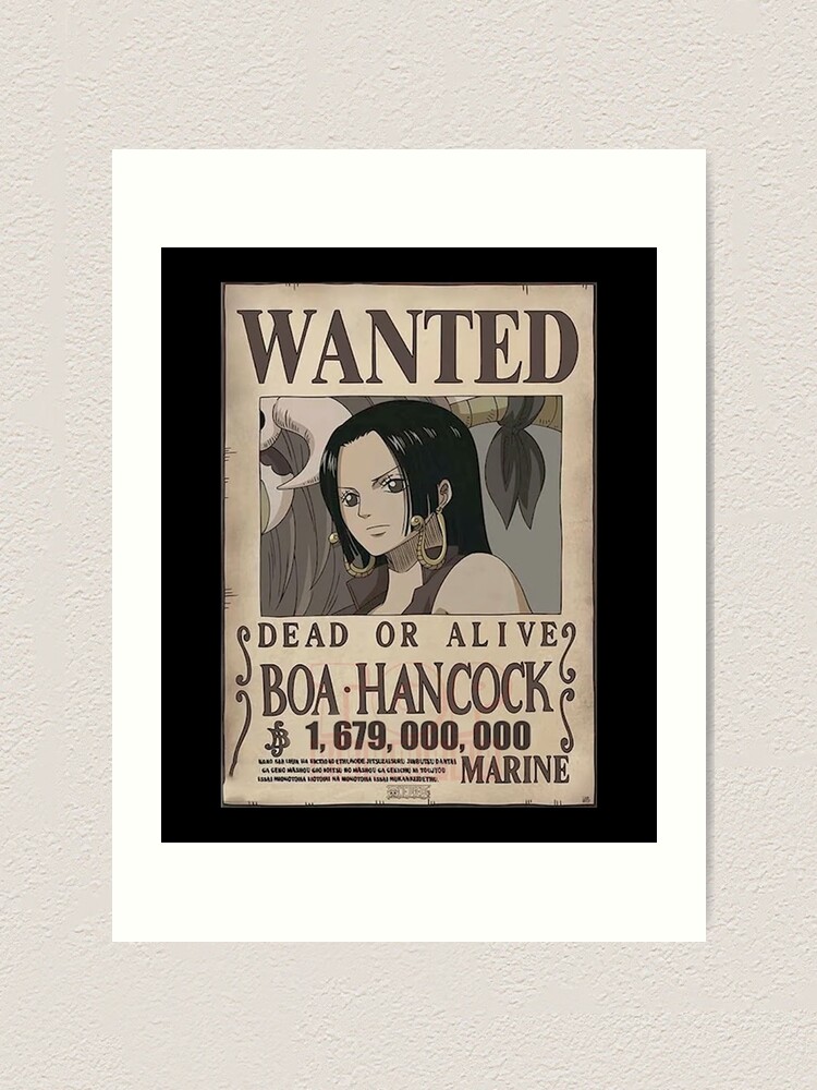 "Boa Hancock Queen of Pirate Waifu Anime Girls In One Piece Wanted ...