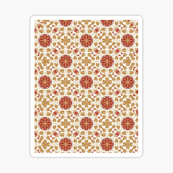 "Traditional patterns" Sticker for Sale by MYWMC | Redbubble