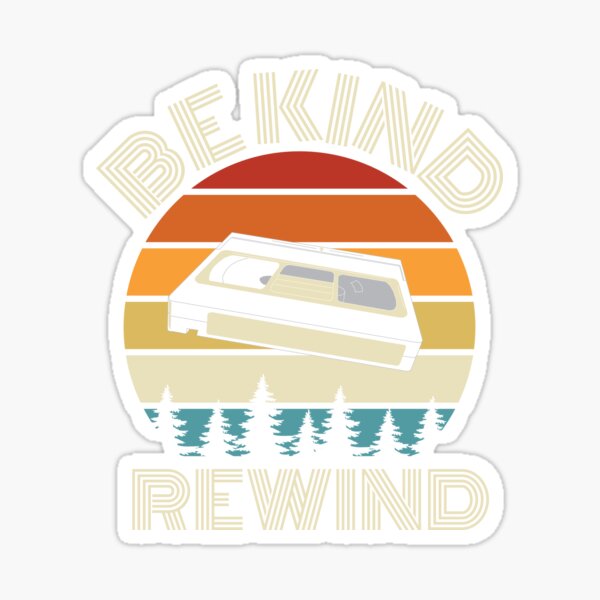 "Be Kind Rewind Retro Vintage VHS Tape vintage" Sticker for Sale by ...