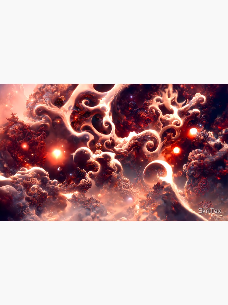 "Hell Nebula" Sticker for Sale by SkriTex | Redbubble