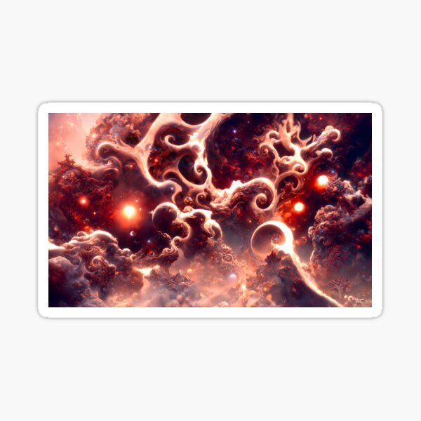 "Hell Nebula" Sticker for Sale by SkriTex | Redbubble