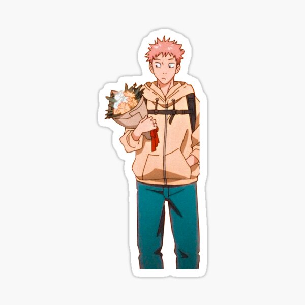 "Yuji itadori" Sticker for Sale by 28styles | Redbubble
