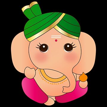 "Cartoon Ganesha" Art Board Print for Sale by PotluckPrints | Redbubble