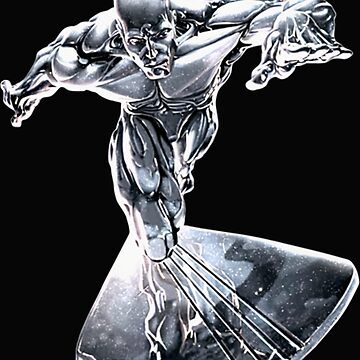 "Silver Surfer " Sticker for Sale by Aliahlakeside | Redbubble