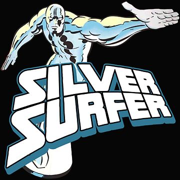 "Silver Surfer " Sticker for Sale by Aliahlakeside | Redbubble