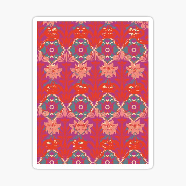 "Traditional patterns" Sticker for Sale by MYWMC | Redbubble