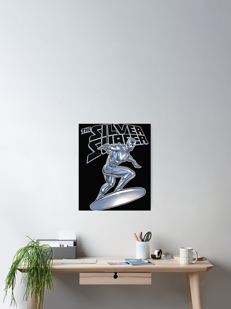 "Silver Surfer " Poster for Sale by Aliahlakeside | Redbubble