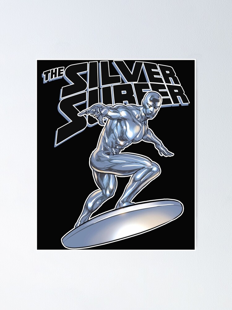 "Silver Surfer " Poster for Sale by Aliahlakeside | Redbubble