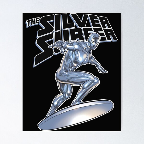 "Silver Surfer " Poster for Sale by Aliahlakeside | Redbubble