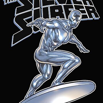 "Silver Surfer " Sticker for Sale by Aliahlakeside | Redbubble