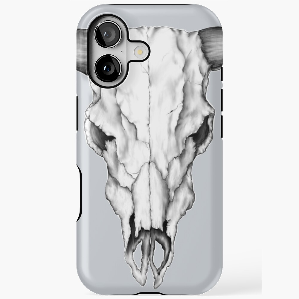 "Bull Skull" Sticker for Sale by LynnyLeigh | Redbubble