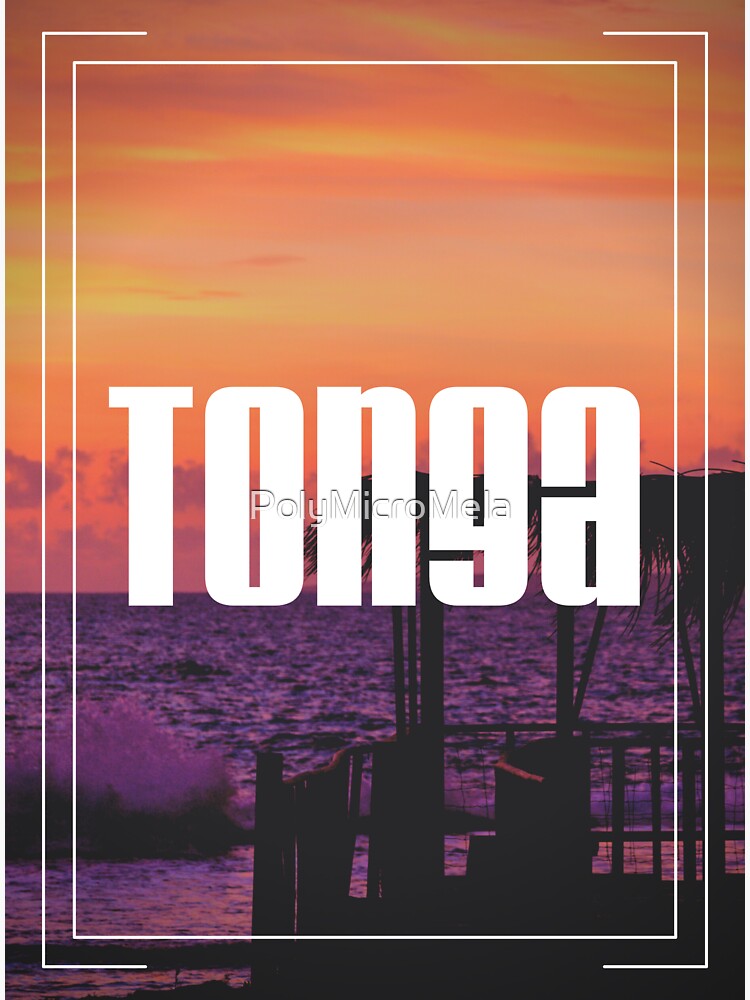 "Tonga" Sticker for Sale by PolyMicroMela | Redbubble