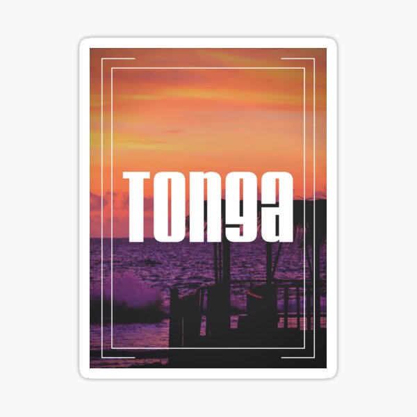 "Tonga" Sticker for Sale by PolyMicroMela | Redbubble