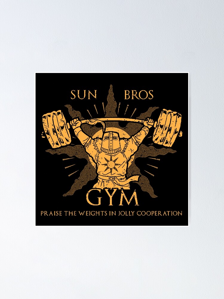 "Graphic pen Sun Bros Gym" Poster for Sale by Adris4art | Redbubble