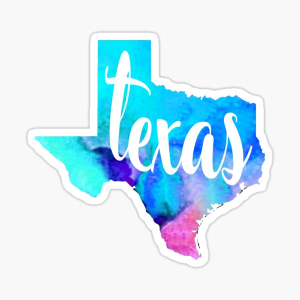 Girly Texas Stickers | Redbubble