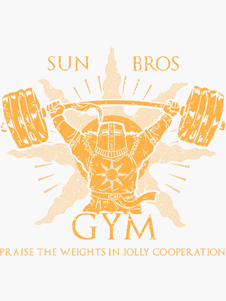 "Graphic pen Sun Bros Gym" Sticker for Sale by Adris4art | Redbubble