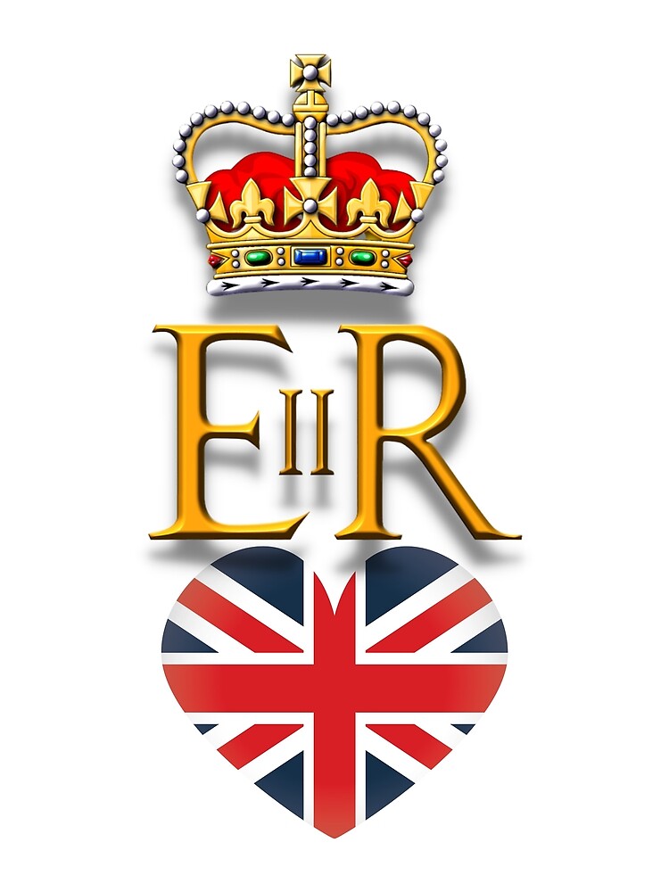 "Queen Elizabeth II Regina | Queen Elizabeth Symbol design | Her ...