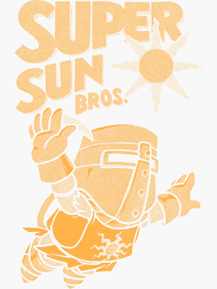 "Best popular Super Sun Bros Graphic Pen" Sticker for Sale by Adris4art ...