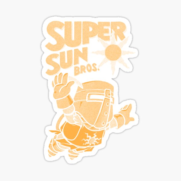 "Best popular Super Sun Bros Graphic Pen" Sticker for Sale by Adris4art ...
