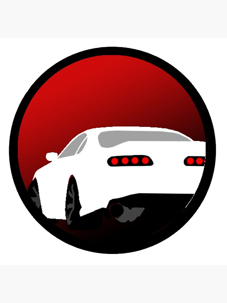 "Car guy dad JDM Japanese Toyota Supra logo " Art Print for Sale by ...