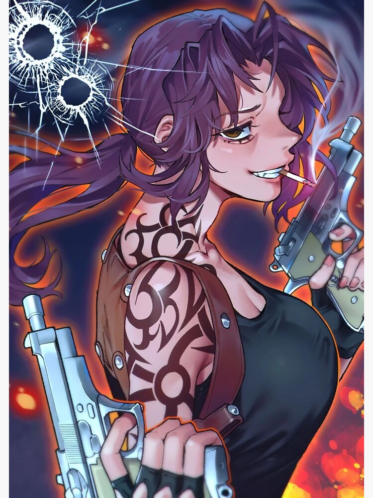 "black lagoon revy" Sticker for Sale by Yasmmen | Redbubble