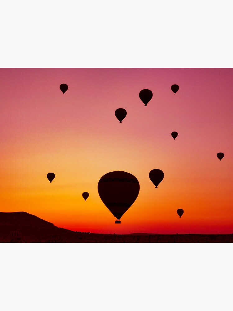 "few balloons in dawn flight" Sticker for Sale by mister-john | Redbubble