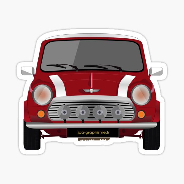 "Youngtimer mini Cooper Monte Carlo" Sticker for Sale by JPA-Graphisme ...