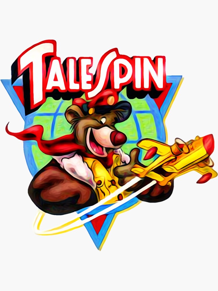 Pegatina «Talespin, Avión con el logotipo de Baloo» de DALIDEWEY ...