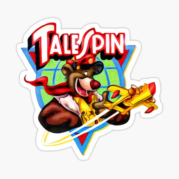 Pegatina «Talespin, Avión con el logotipo de Baloo» de DALIDEWEY ...